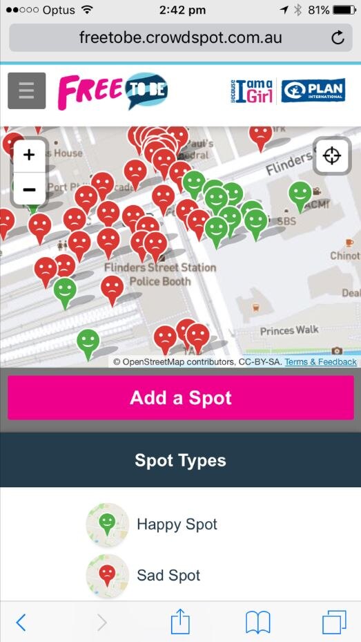 Free To Be online map shows where women feel unsafe in Melbourne - ABC News