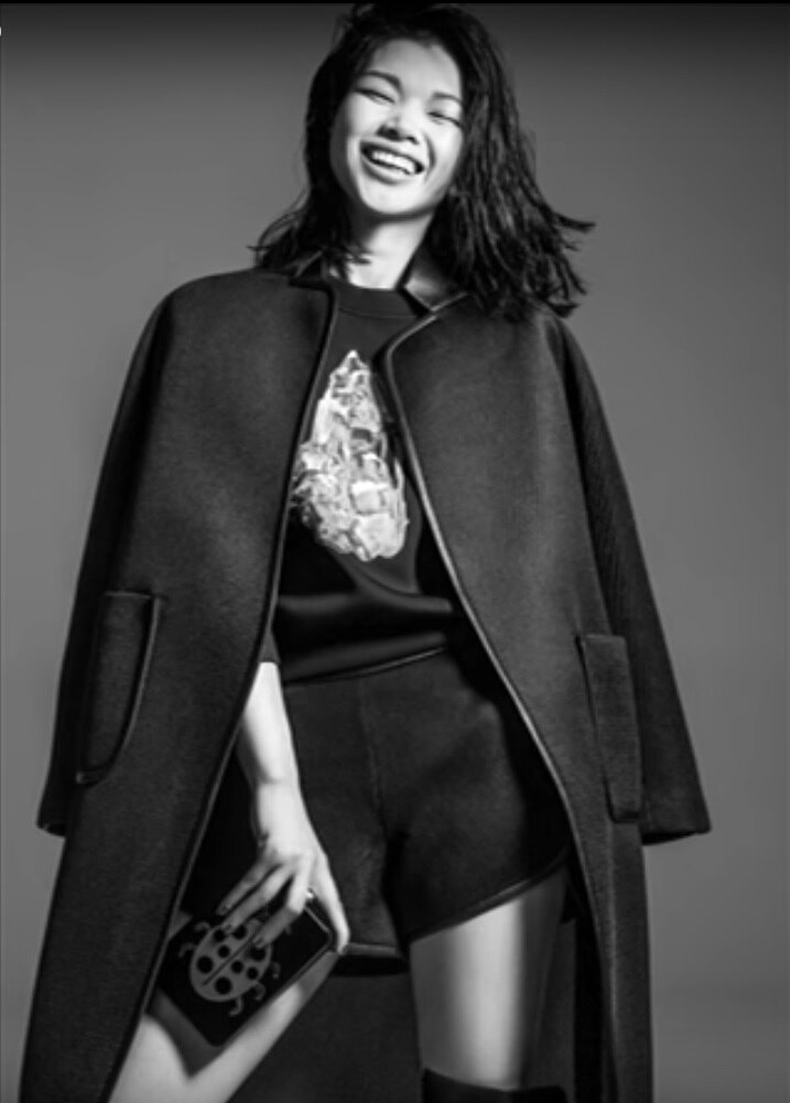 China's first supermodel Lu Yan collaborates with The Woolmark Company ...