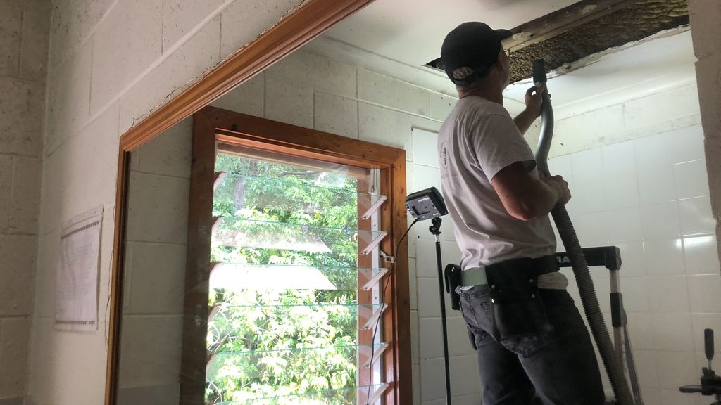 Scott Whitaker is back at a Nambour home to remove and relocate a large ...