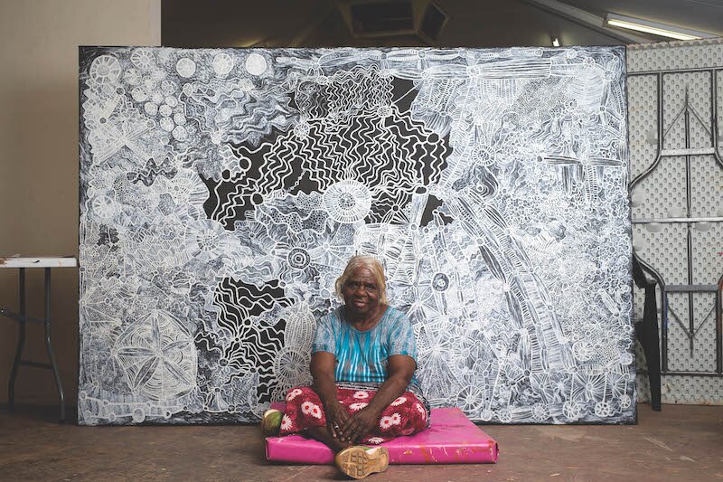 How APY artist Betty Muffler uses painting as a means to heal country ...
