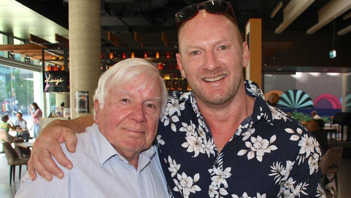 Former ABC presenter says thank you to the man who helped save his life ...