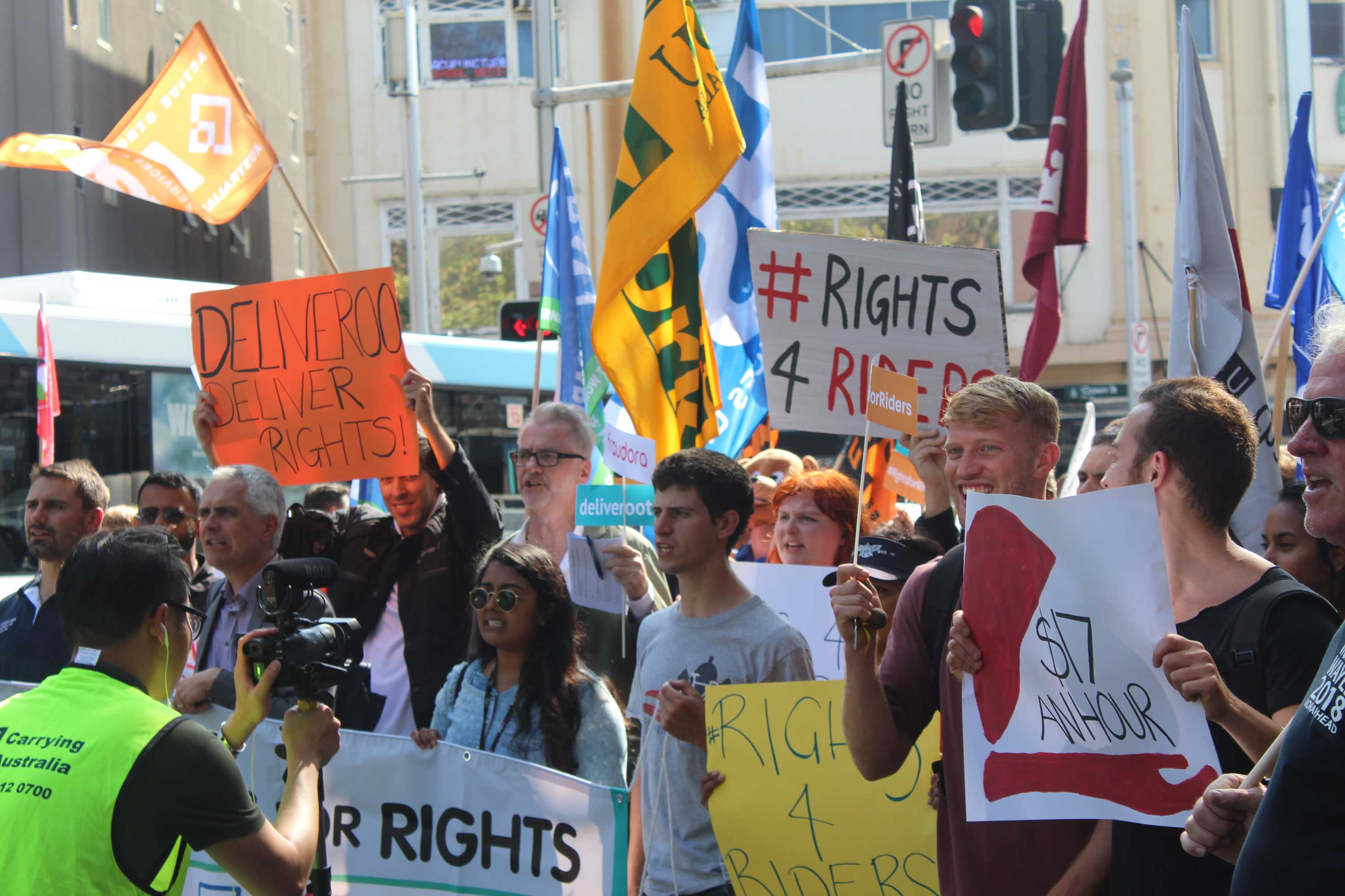 Deliverude: Food delivery riders protest unfair work and below average ...