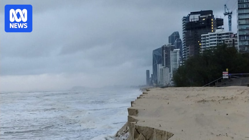 Ex-Tropical Cyclone Alfred gouges millions of cubic metres of sand from ... Ex-Tropical Cyclone Alfred gouges millions of cubic metres of sand from ...