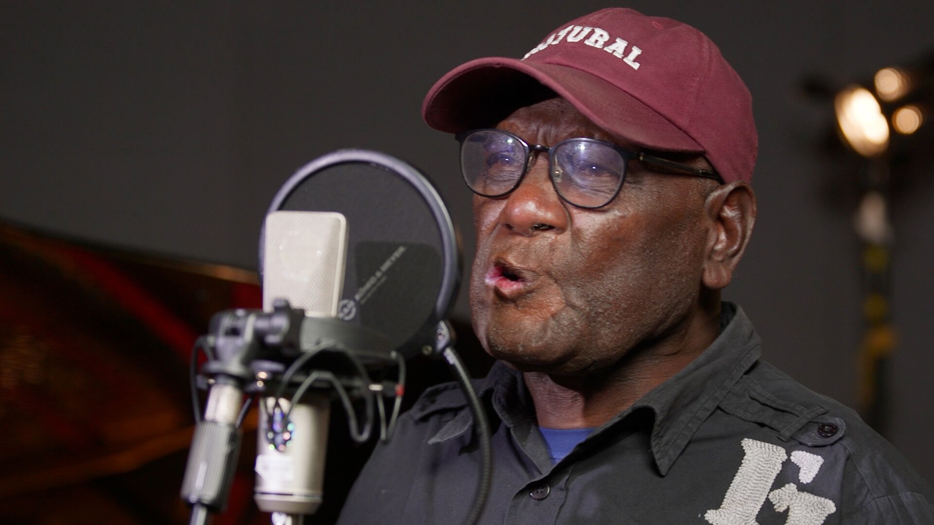 George Telek and David Bridie live in the ABC Radio Australia studio ...