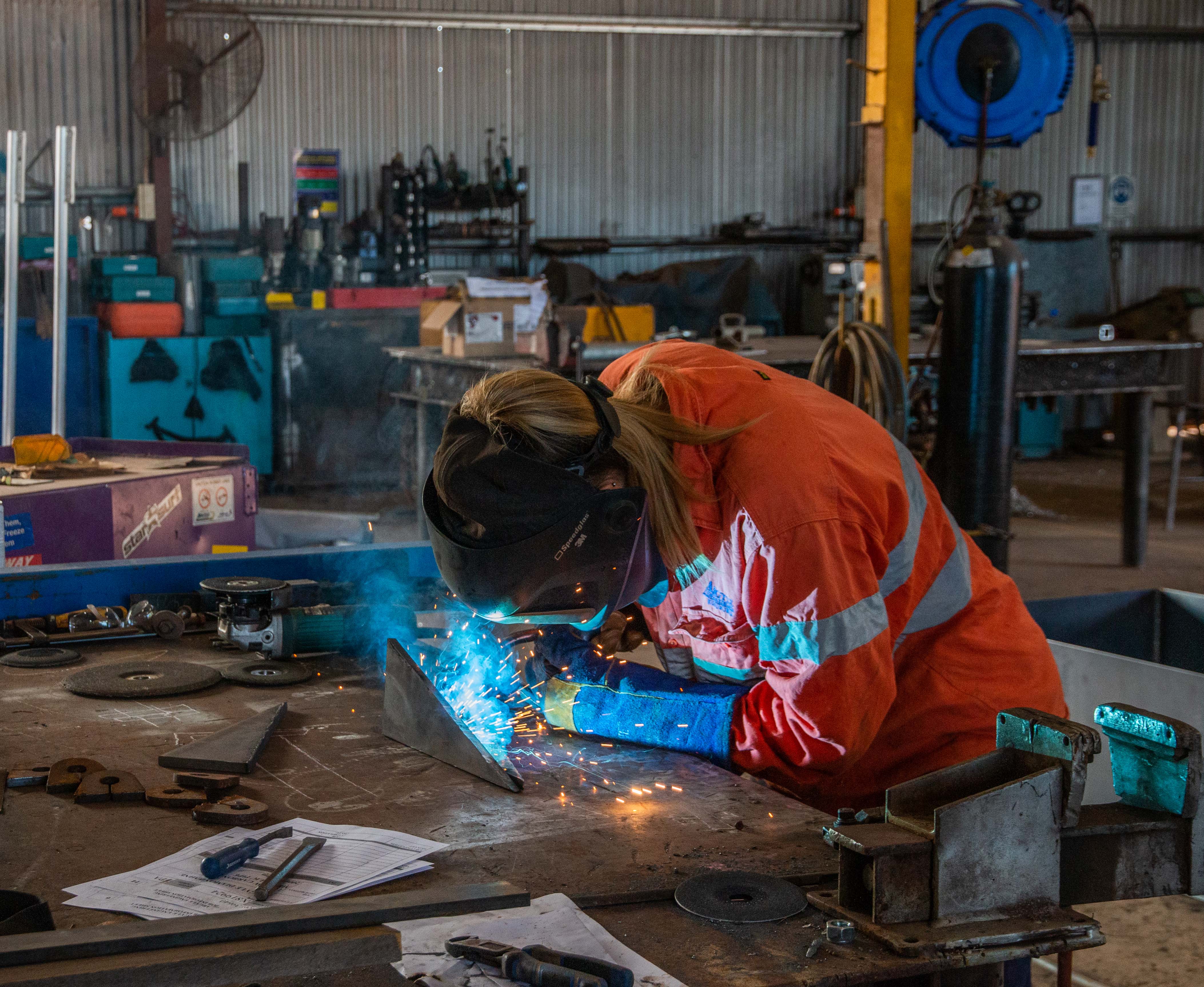 Lone female boilermaker MacKenzie Gulland hoping more women will join ...