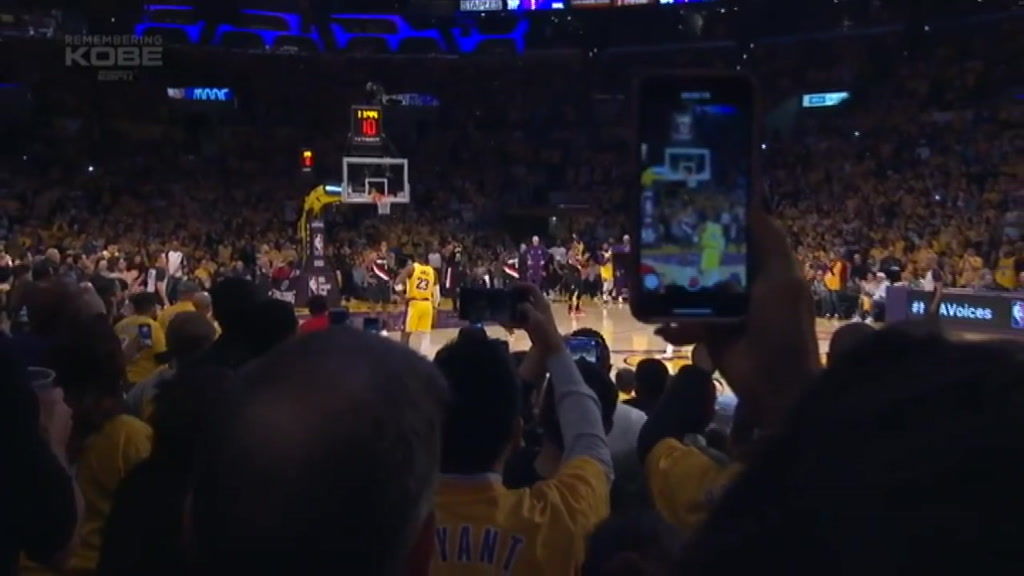 Lakers take 24-second violation to remember Kobe Bryant - ABC News