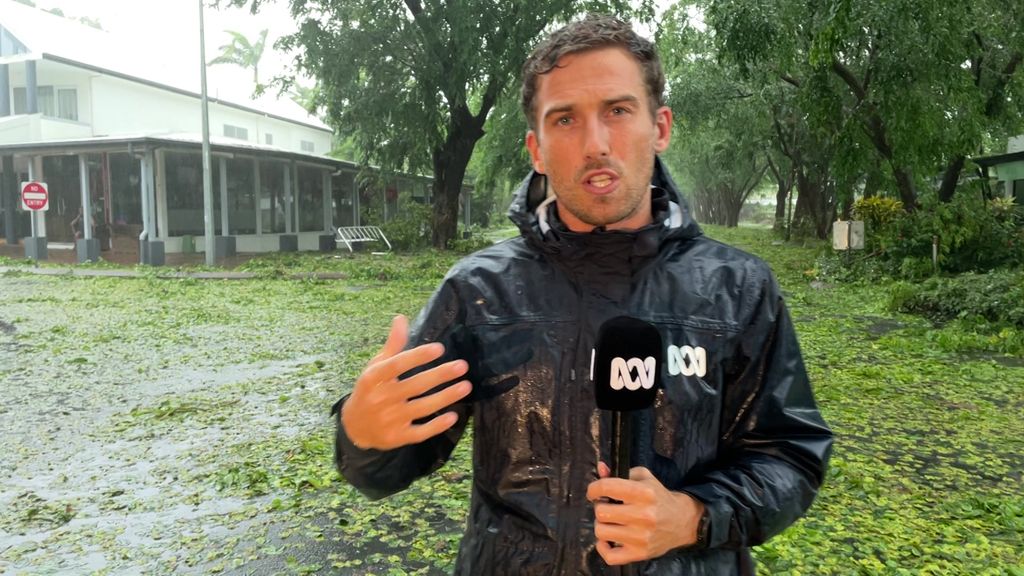 ABC News reporter Mackenzie Colahan said the cyclone approached slowly ...