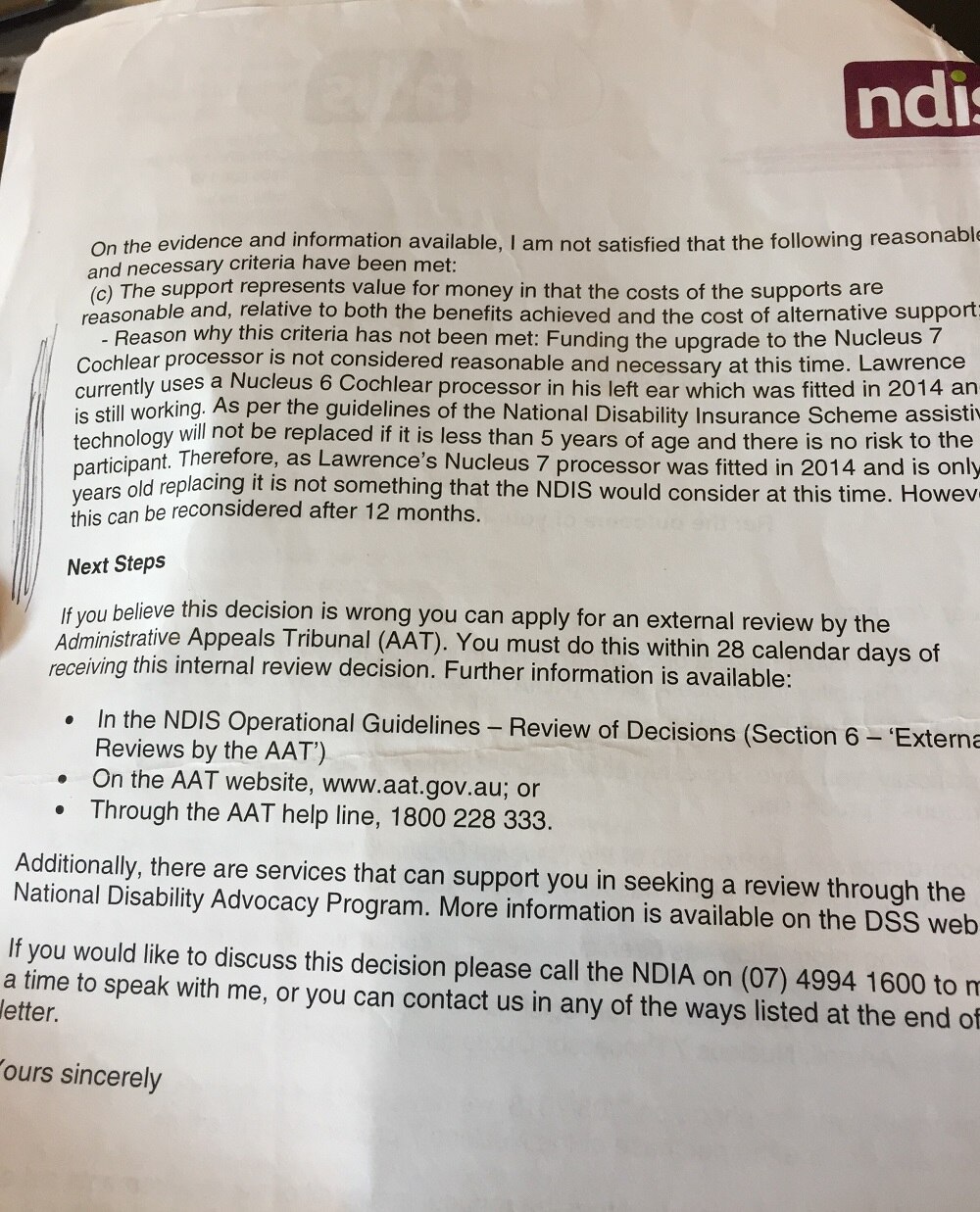 NDIS denies deaf man $10k for hearing aid upgrade, grants him $15k for ...