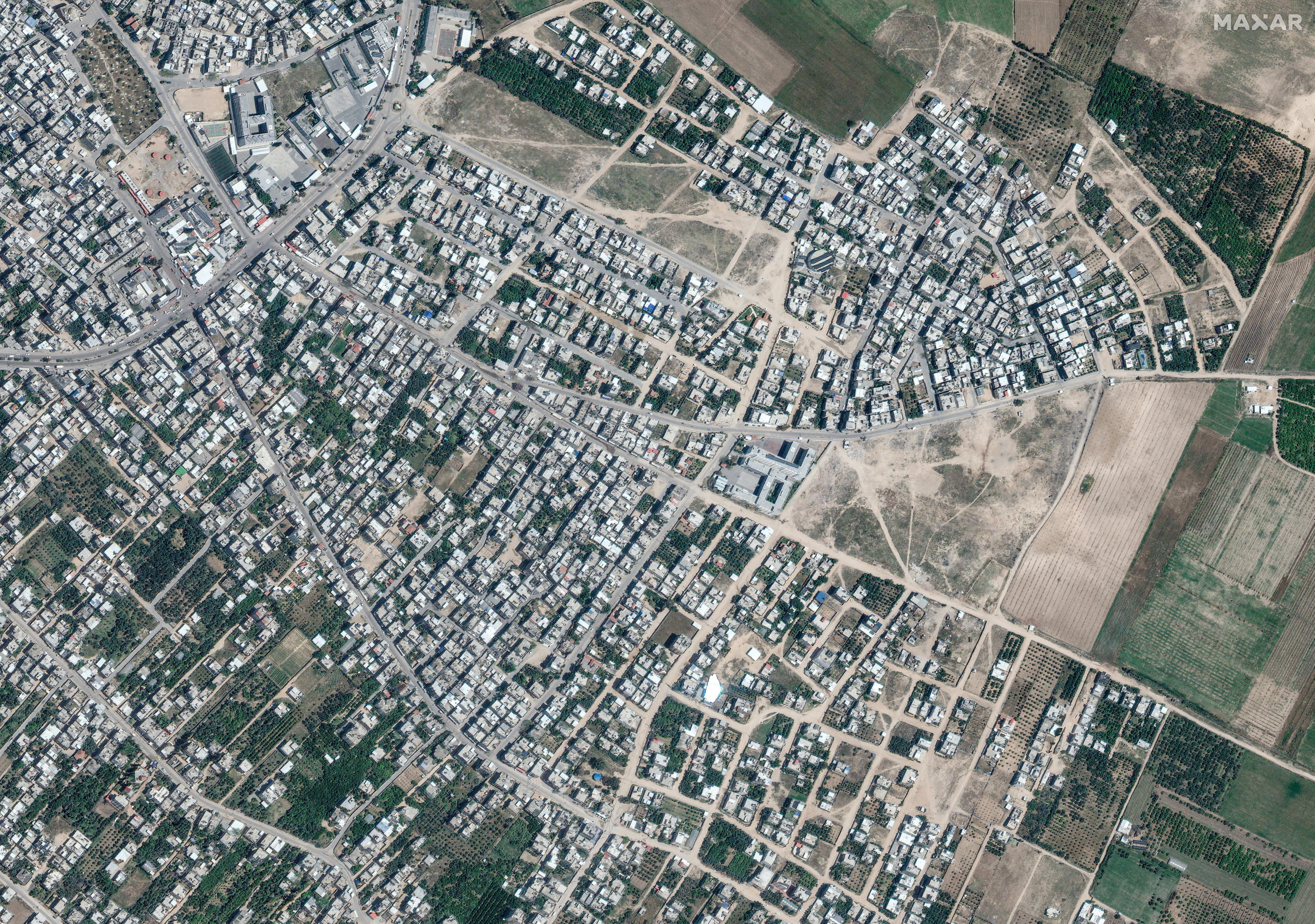 Satellite images show parts of Gaza now a wasteland after weeks of ...