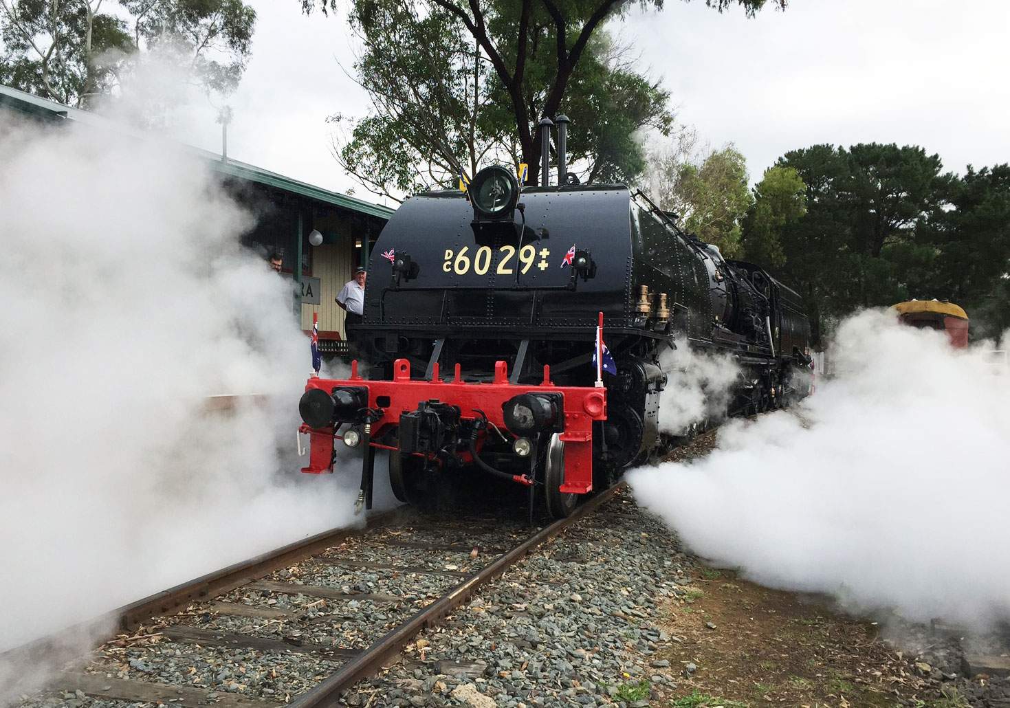 Restored steam locomotive named City of Canberra; train to begin ...