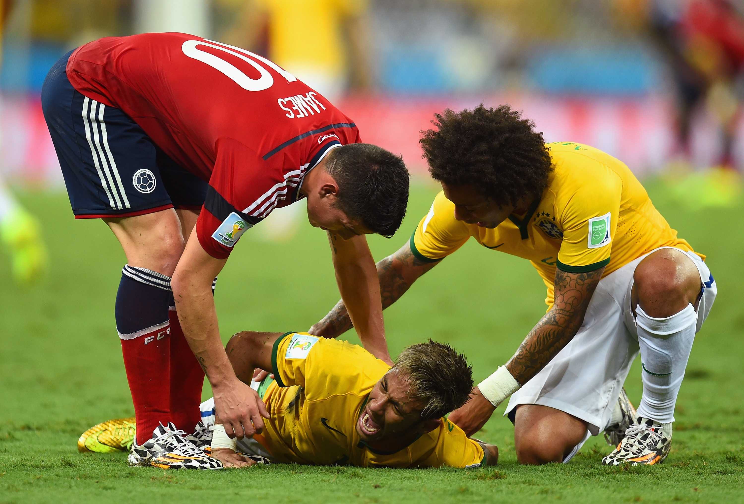 World Cup 2014: Neymar said 'I can't feel my legs' after challenge in ...