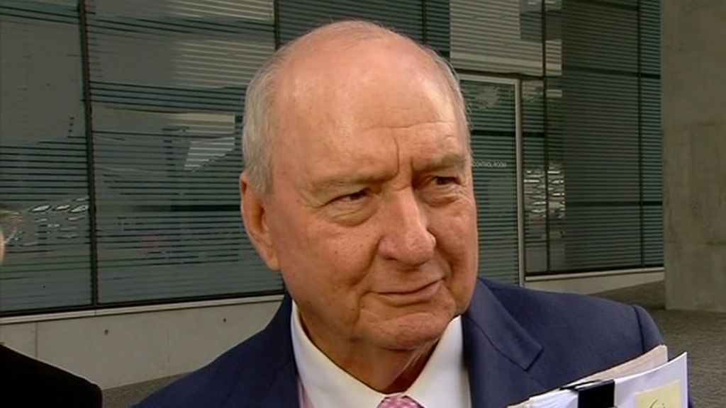 Alan Jones speaks outside the Supreme Court in Brisbane - ABC News