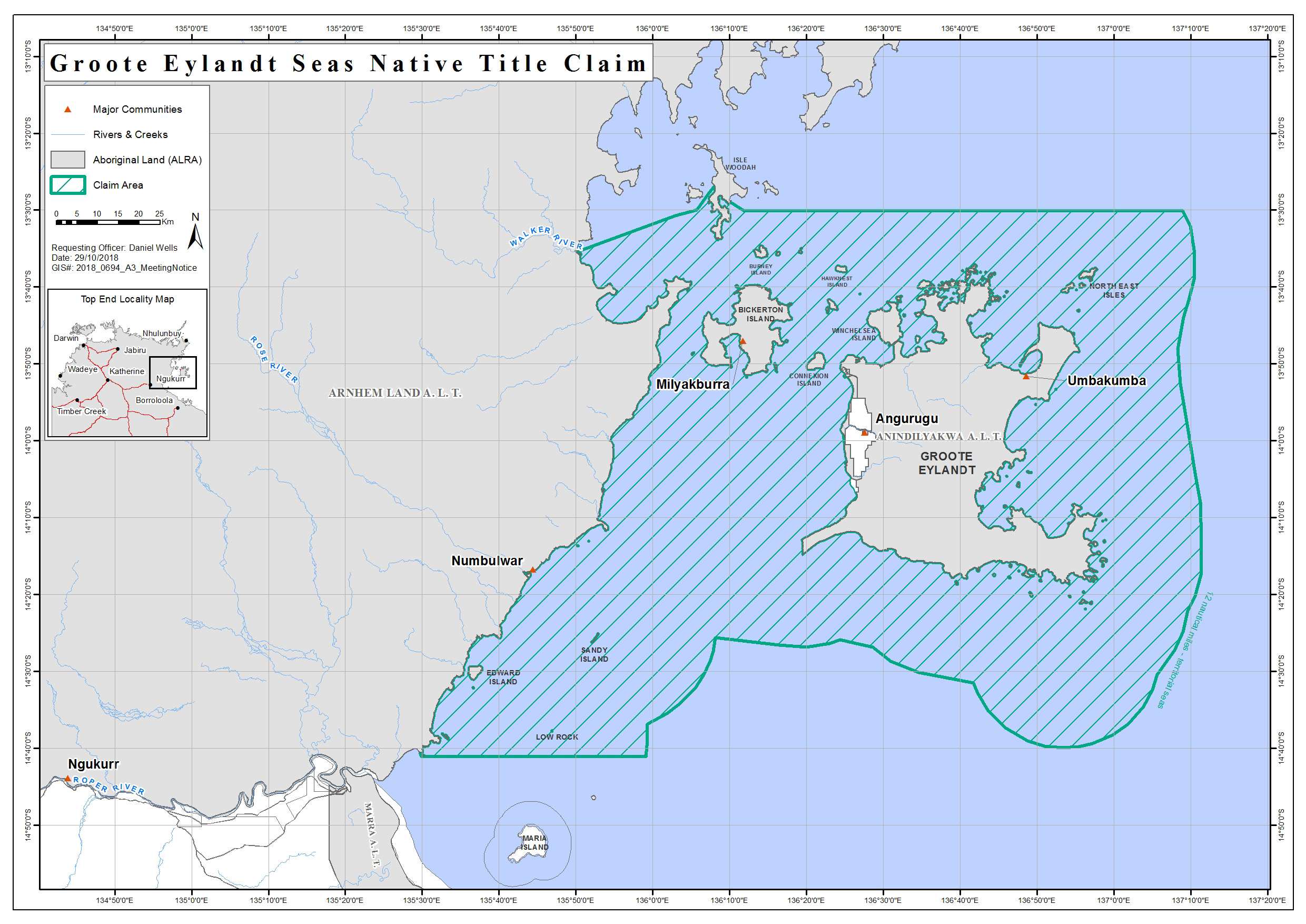 Native title sea rights claim to protect unique Groote Eylandt marine ...