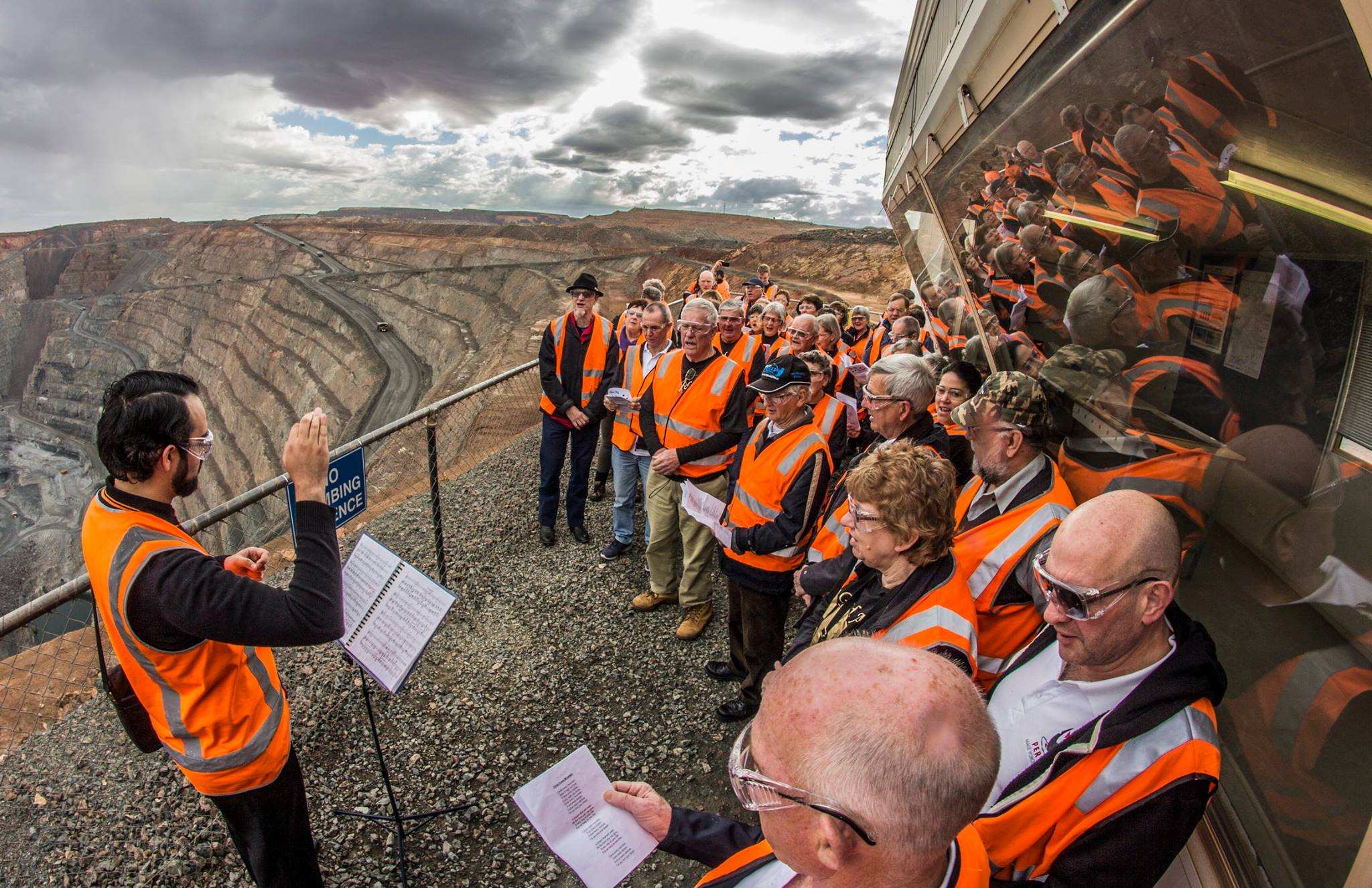 WA choirs join forces to set a record by singing in the Super Pit - ABC ...