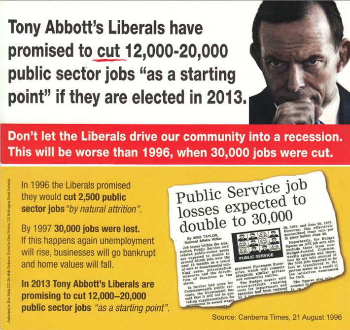 Pamphlet sign of a dirty election campaign: Liberals - ABC News