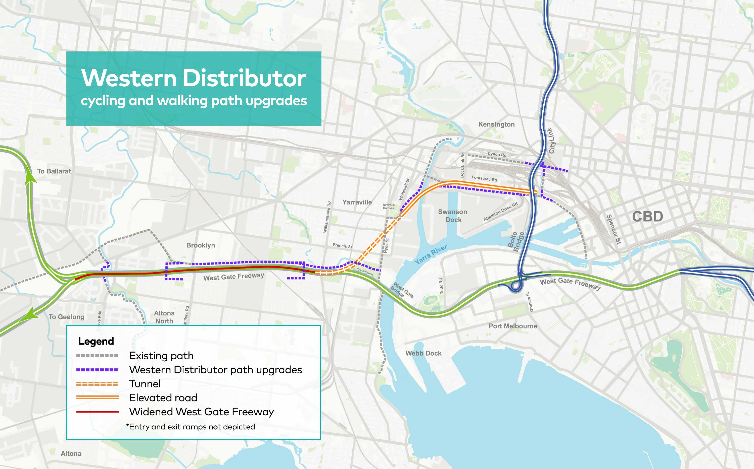 Cyclists set to get bike path upgrade in Melbourne's west - ABC News