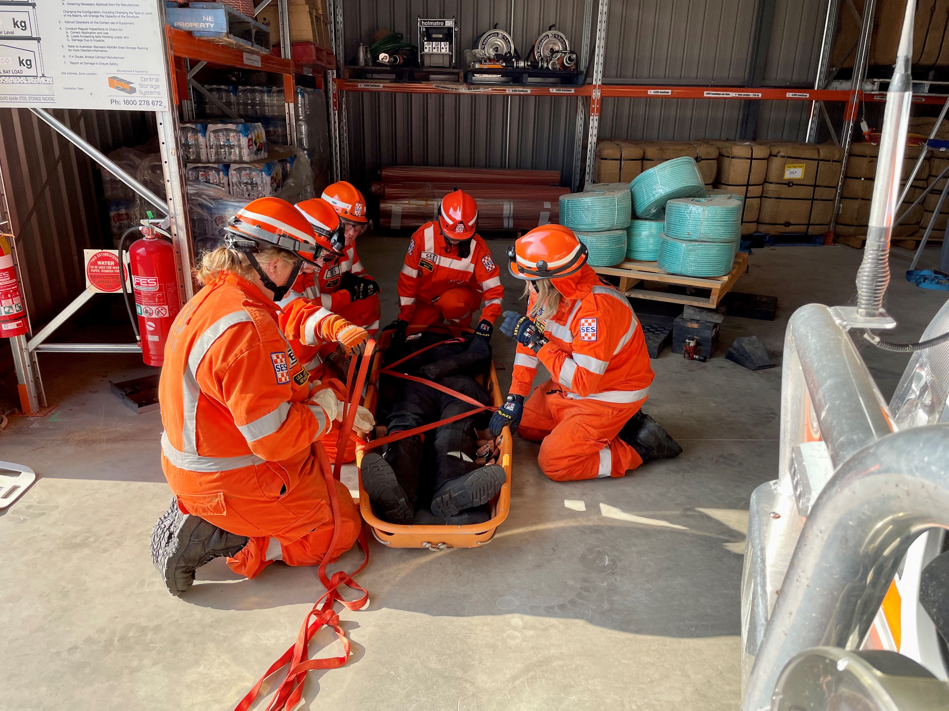 Victoria's female SES volunteers show off their rescue skills to ...