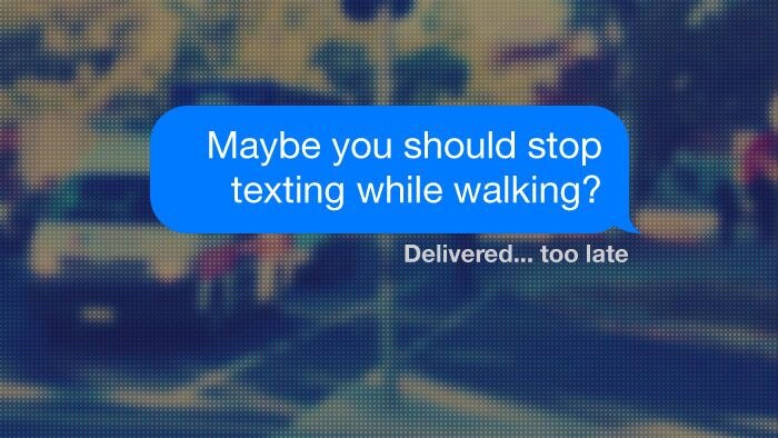 Text Walking - Behind The News