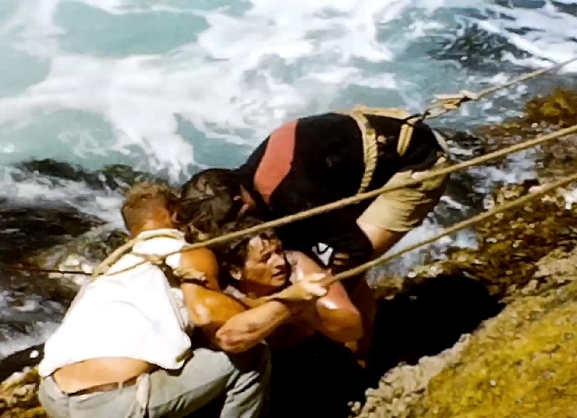 Port Campbell Cliff Rescue Crew saves drowning woman Jean Raggatt in ...