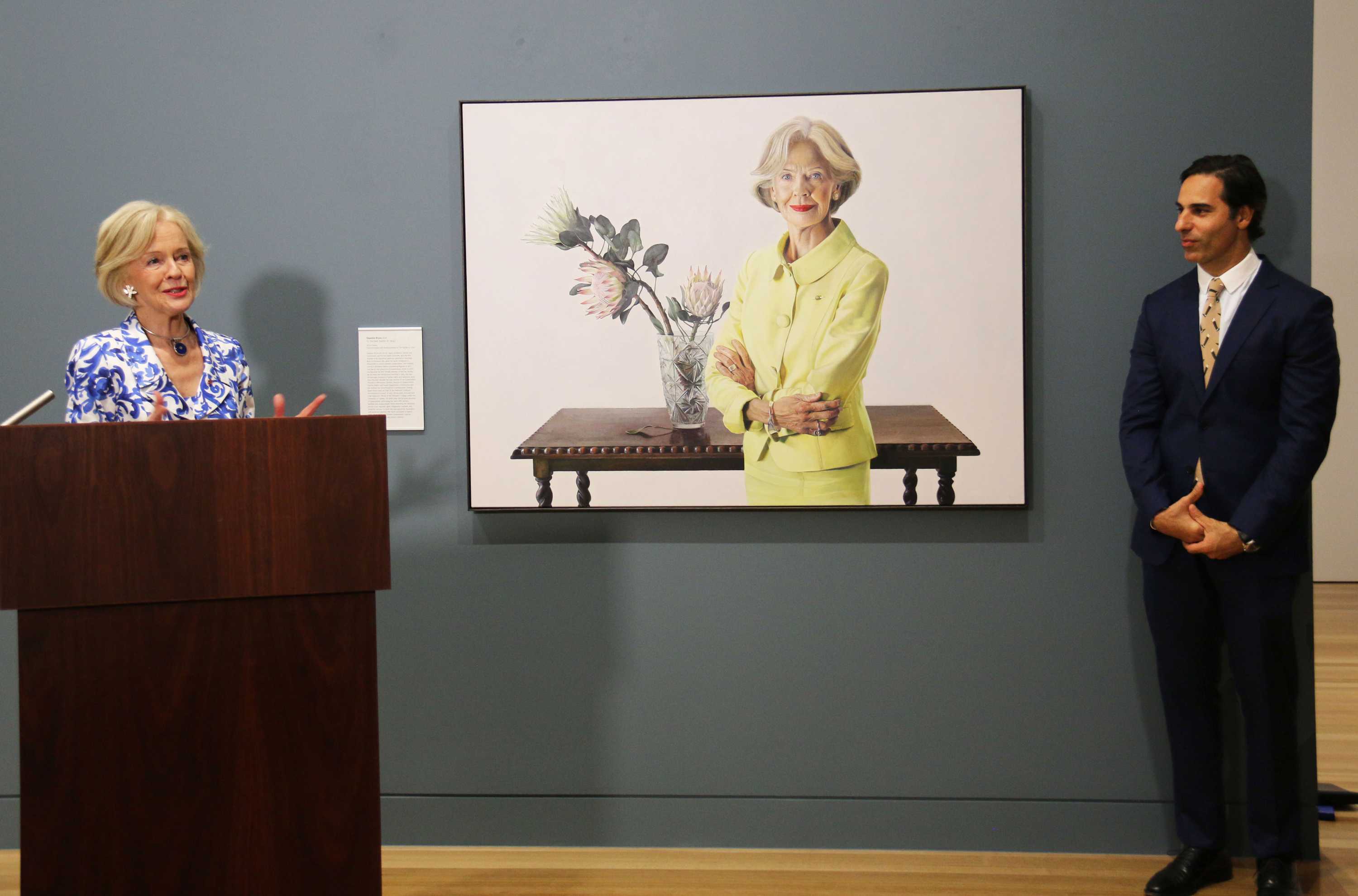 Dame Quentin Bryce's portrait joins images of other prominent ...