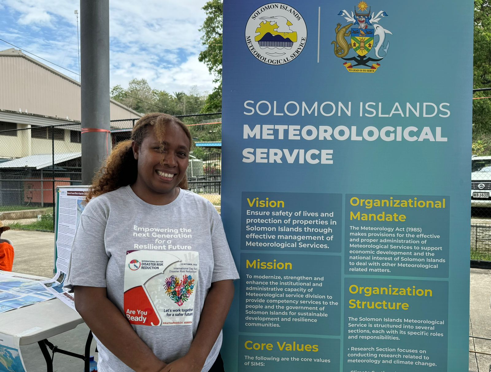 The only female meteorologist in Solomon Islands sells the dream to ...