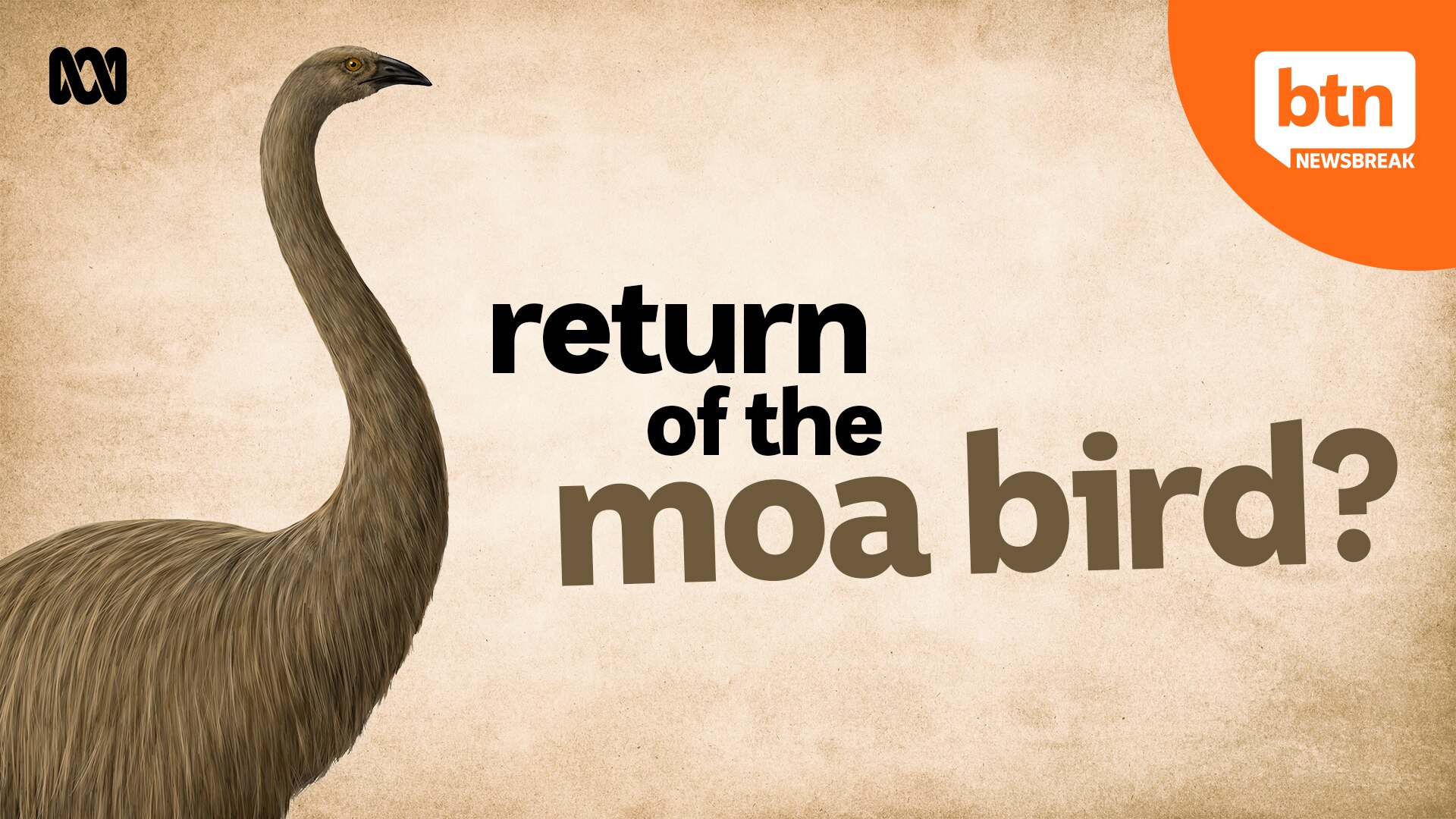 Moa De-extinction - Behind The News