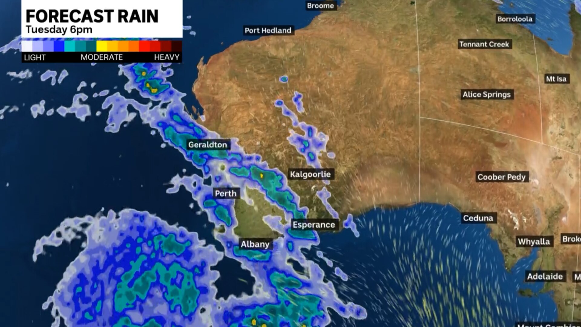 Rain forecast for the nation this week - ABC News