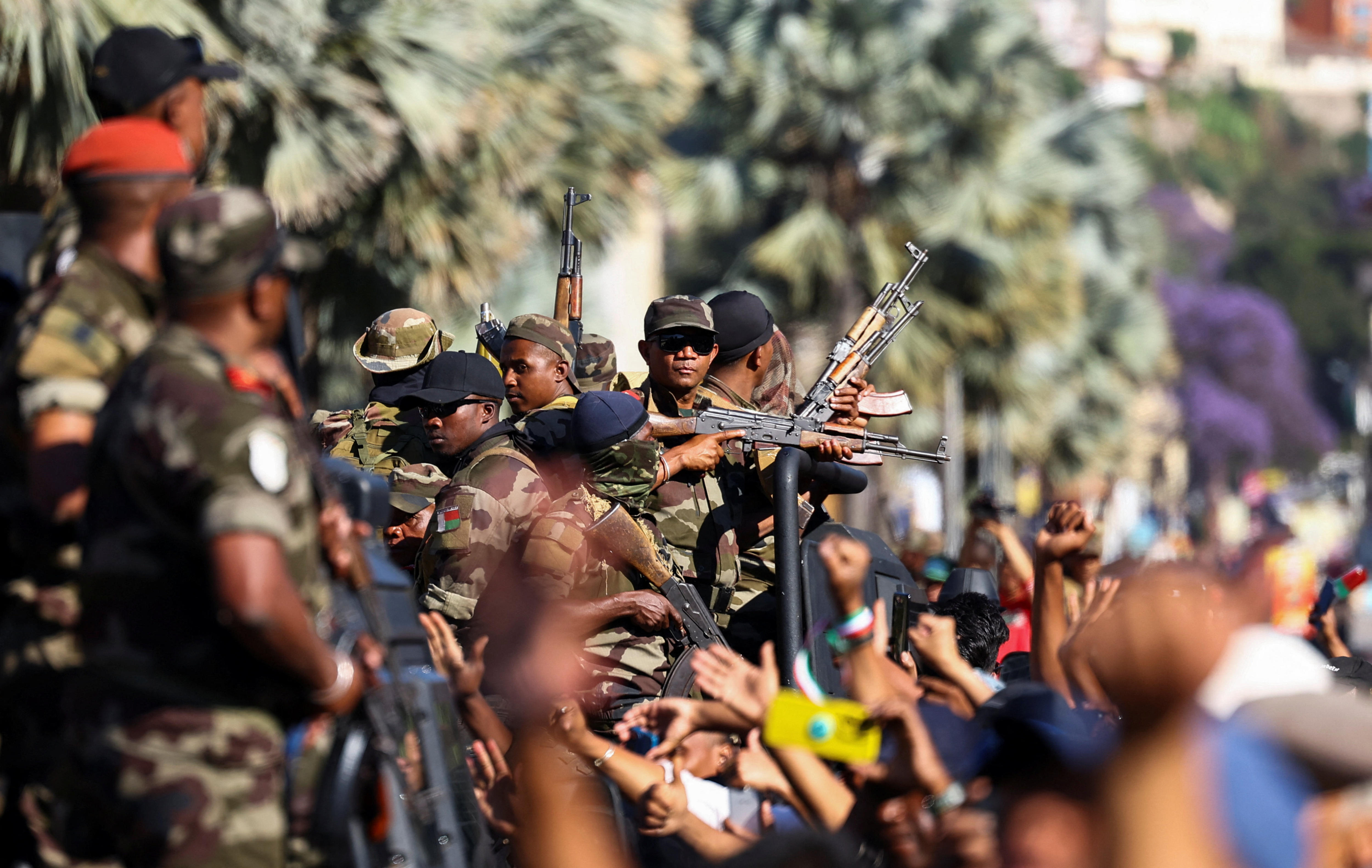 Madagascar military says it is seizing power after president flees ...