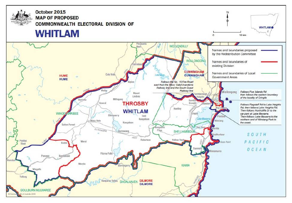 Throsby electorate to be renamed if boundary changes go ahead - ABC News