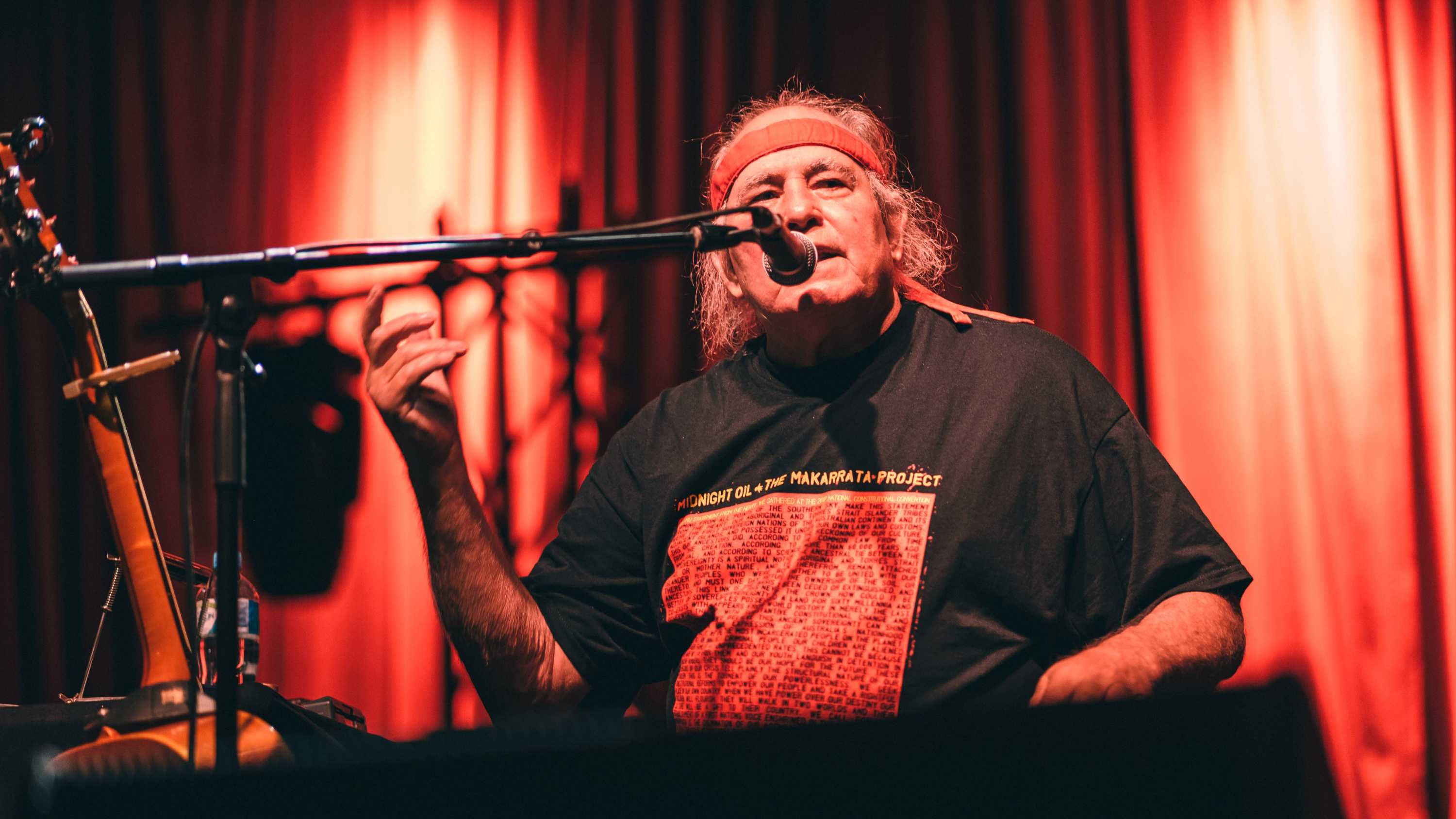 Kev Carmody live at Bluesfest, Byron Bay, 2022 - Double J