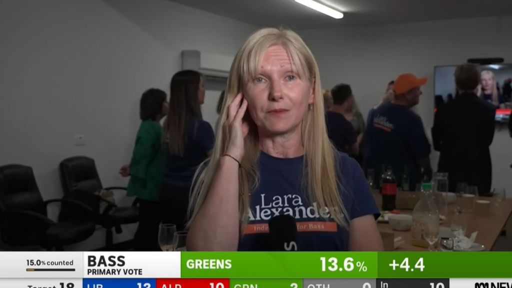 Lara Alexander speaks after defeat in Tasmanian election - ABC News