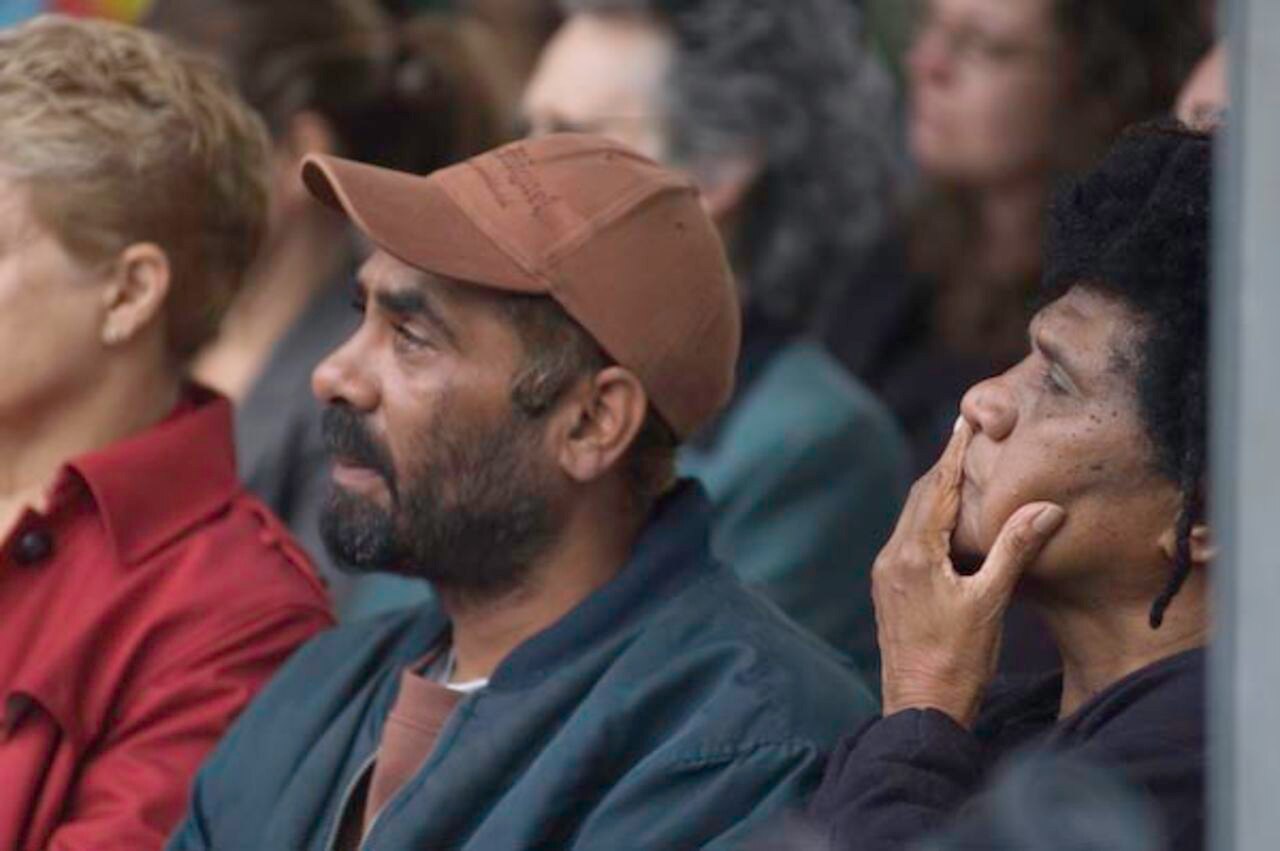 Redfern out in force to watch apology, despite rain - ABC News