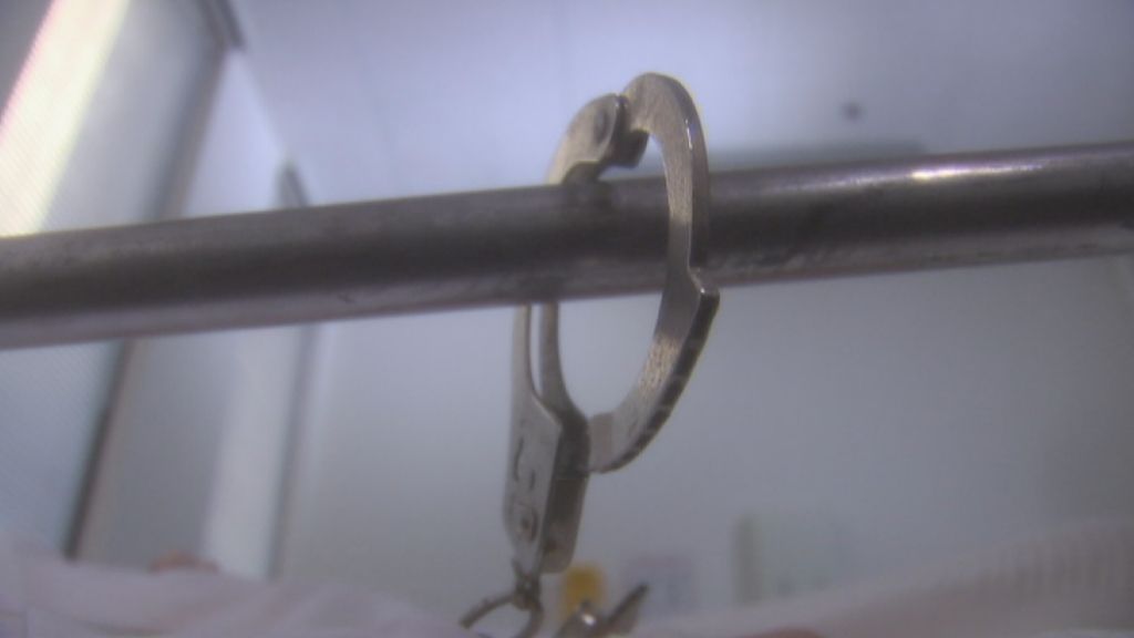 Prisoner shackling in hospitals still an issue - ABC News