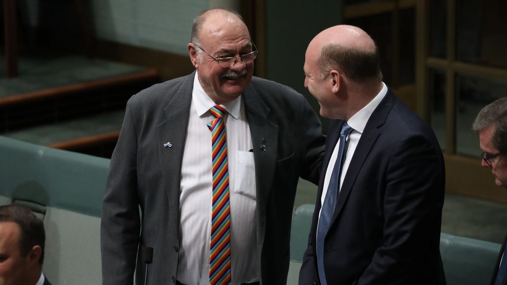 Warren Entsch introduces the marriage amendment bill into the House of ...
