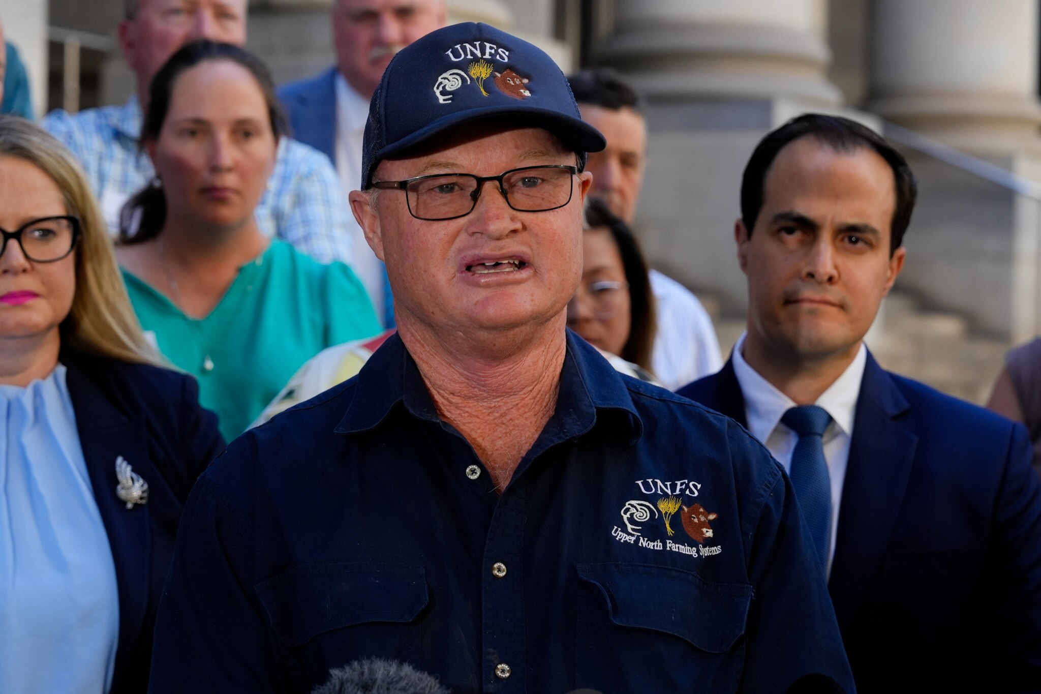 Drought-stricken SA farmers take calls for help to steps of Parliament ...