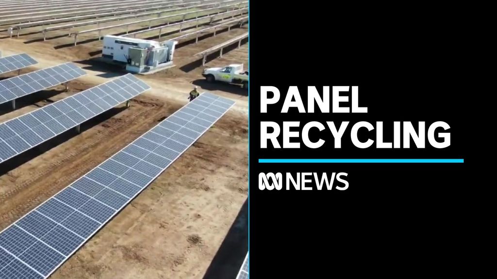 Old rooftop solar panels recycled in a push to stop dumping in ...