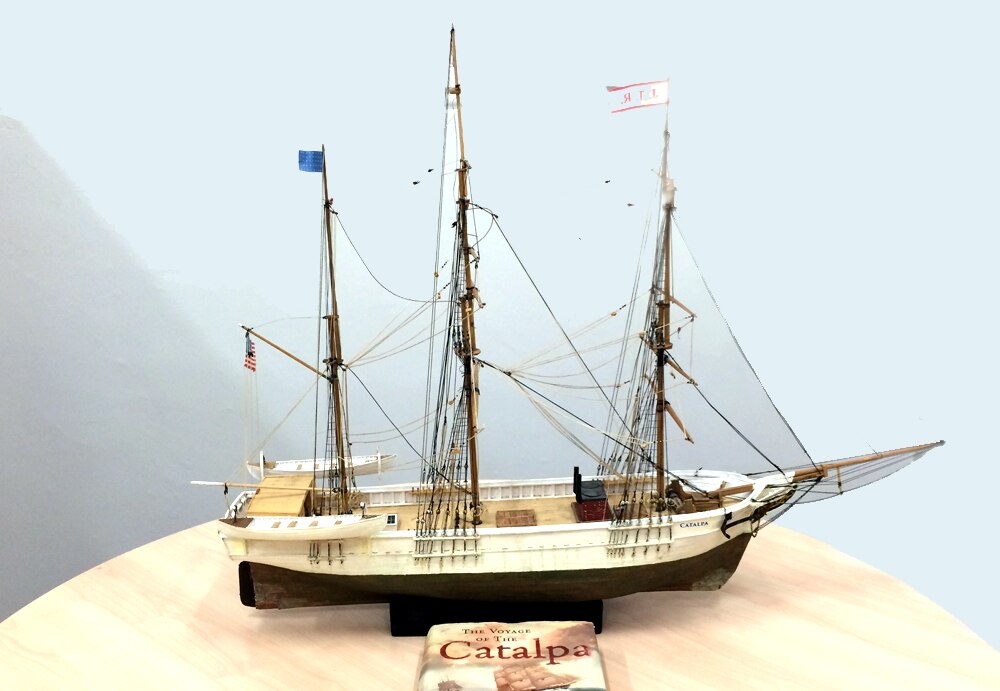 Catalpa model ship lent to Bunbury Museum to commemorate a daring ...