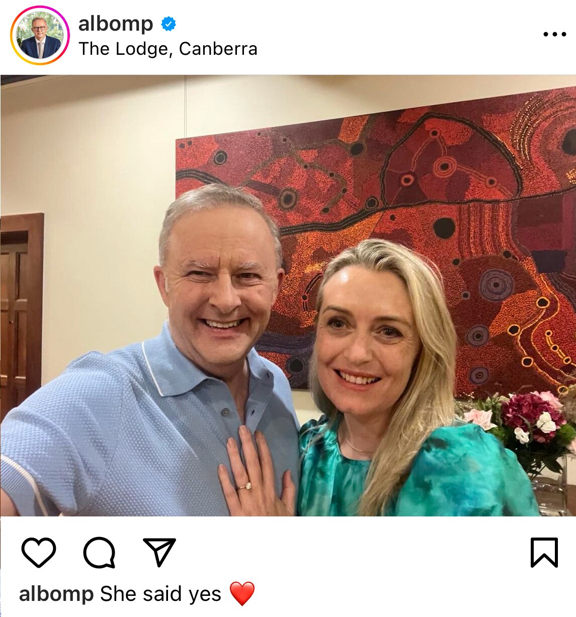 Prime Minister Anthony Albanese engaged to partner Jodie Haydon - ABC News