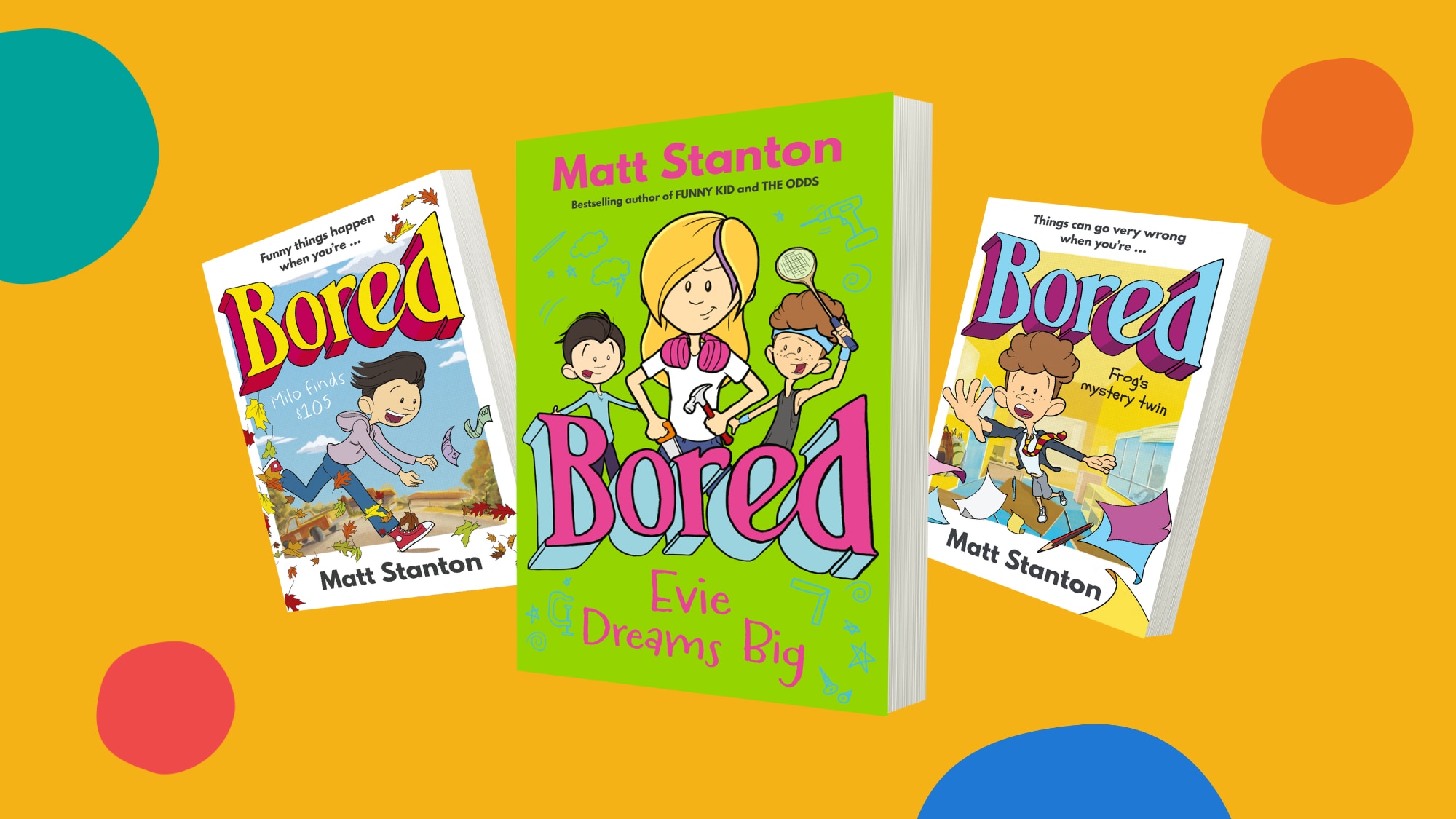 Win Matt Stanton's Bored book series - ABC Shop