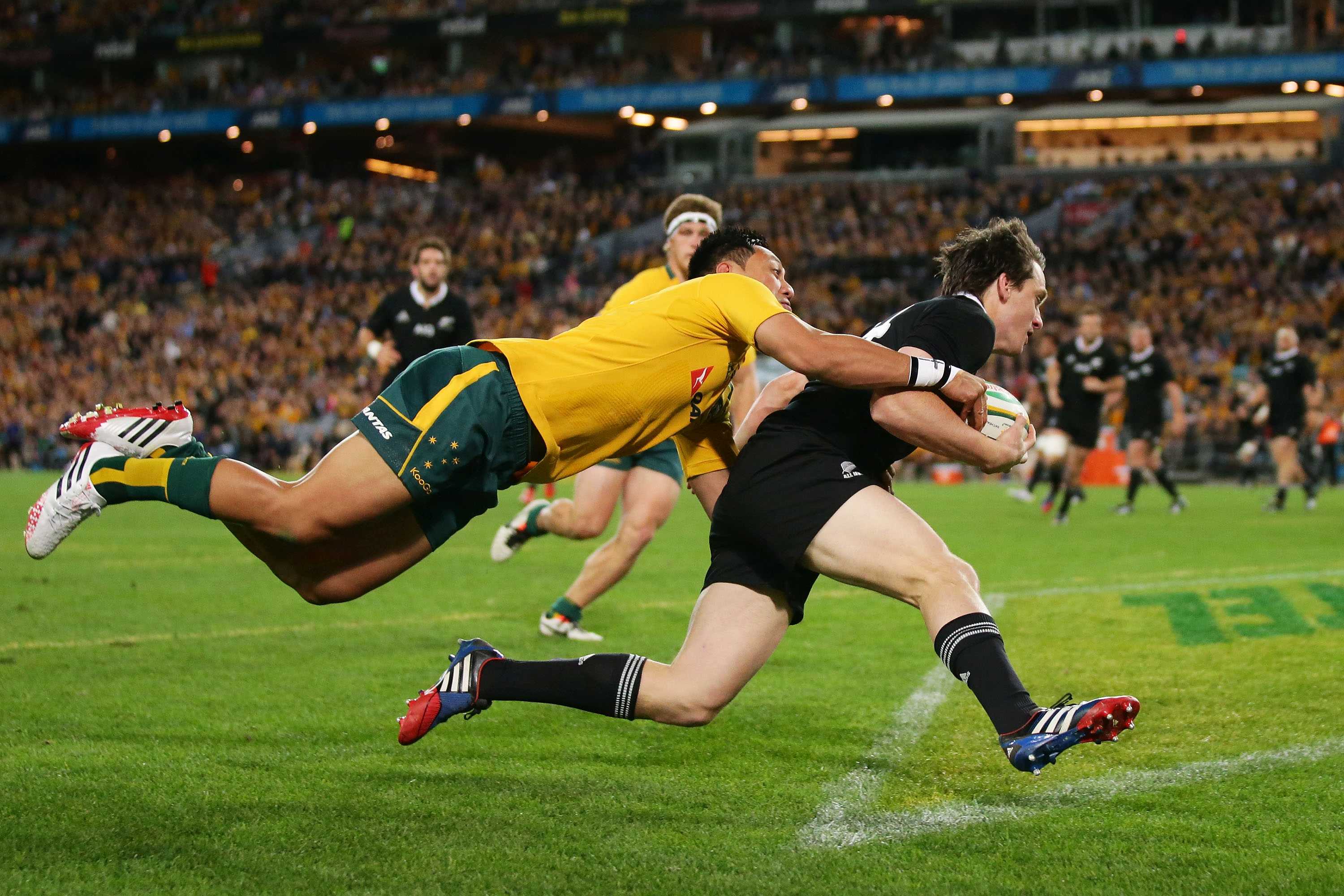 Bledisloe Cup: All Blacks storm to 47-29 win over Wallabies as Ewen ...