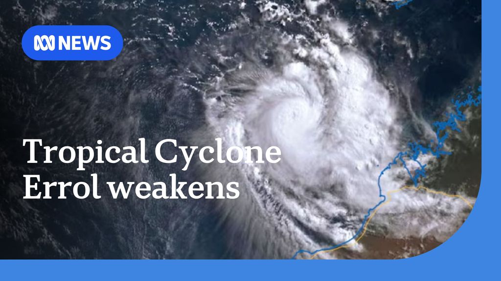 Tropical Cyclone Errol downgraded as it heads toward WA's north - ABC News