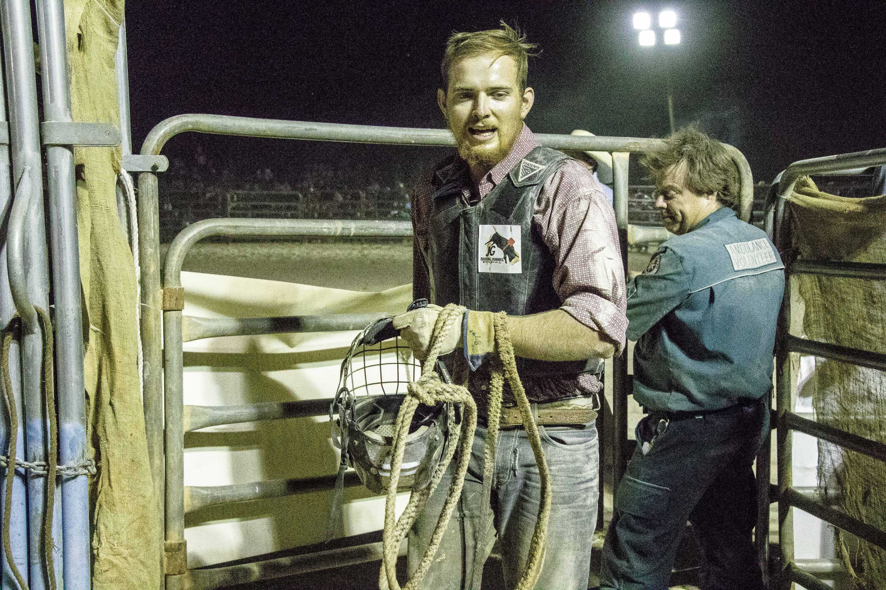 Rodeo rider Jeremiah Day gets crushed by 650kg bull and walks away to ...