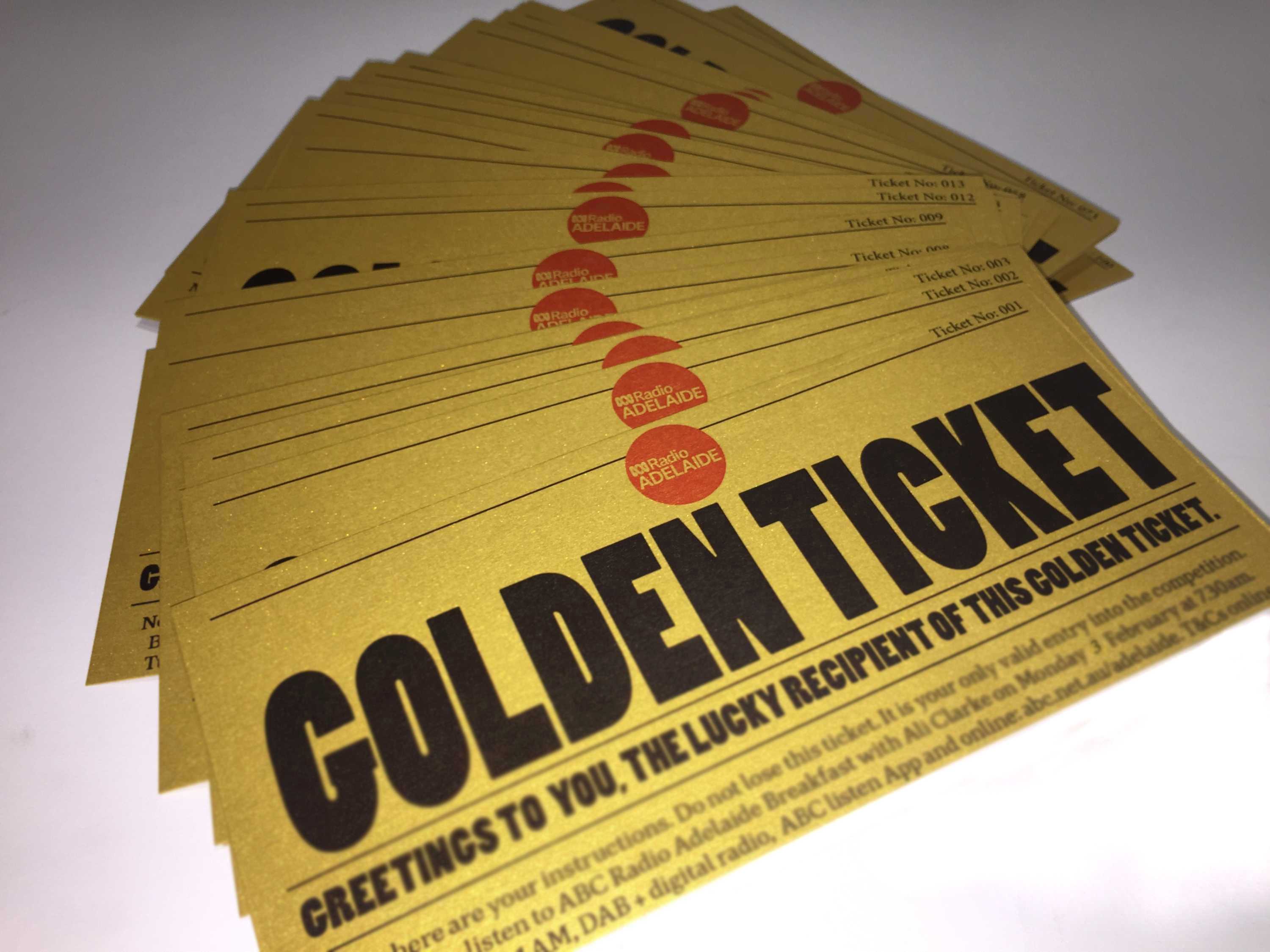 Win the ultimate Golden Ticket - ABC Adelaide