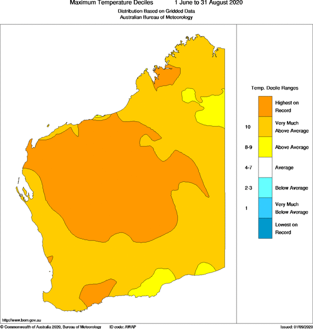 Western Australia posts warmest winter on record as dozens of towns ...
