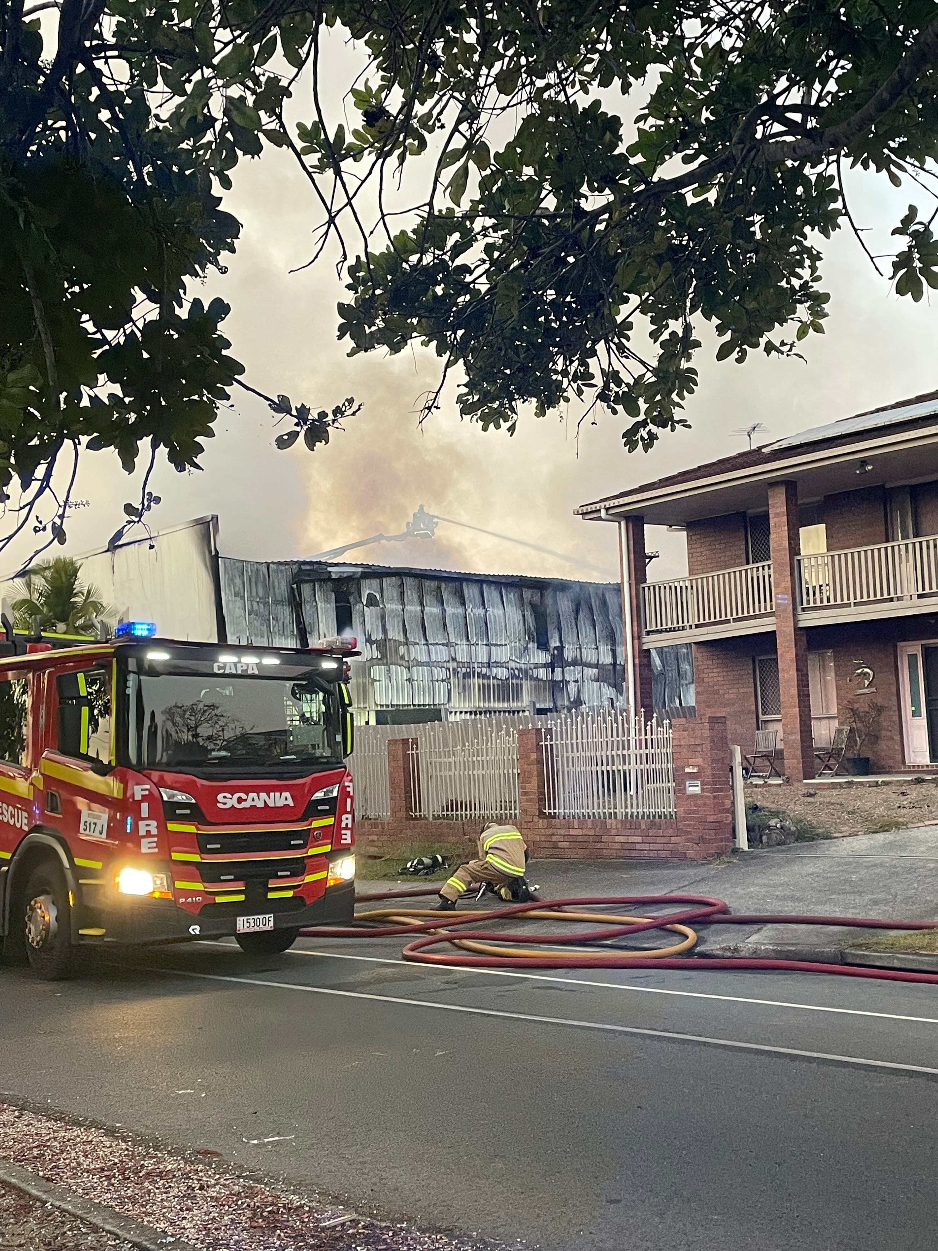 Logan storage facility destroyed by fire, with exclusion zone and ...