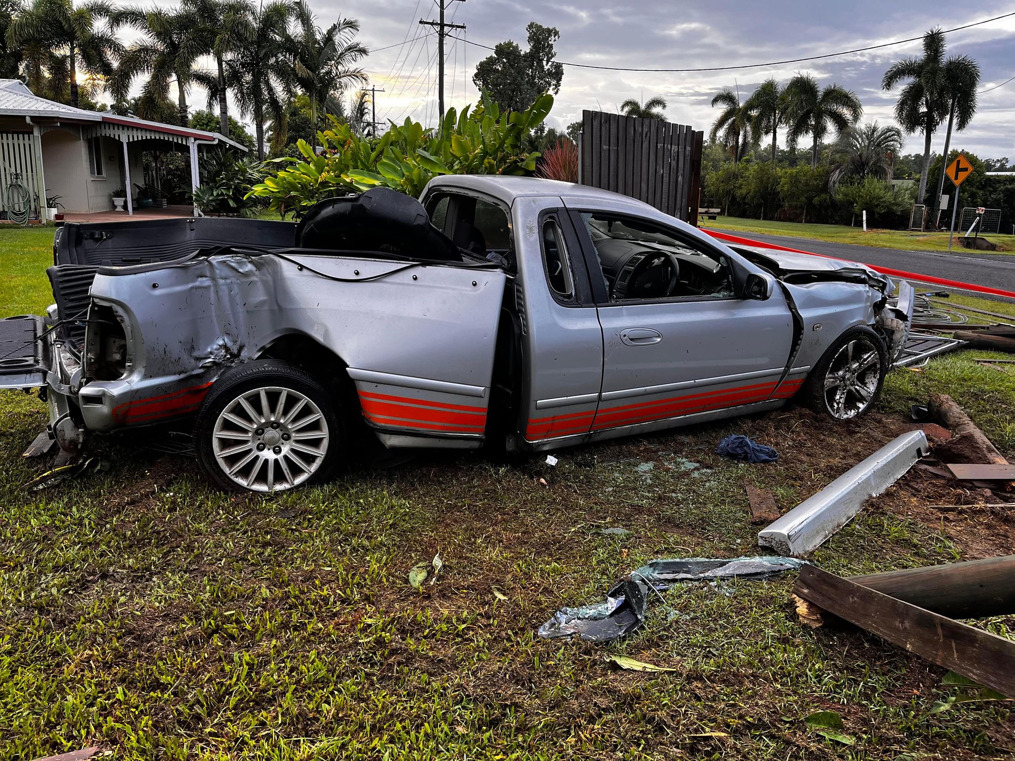 Car crash into power pole cuts electricity to most of Midge Point in ...