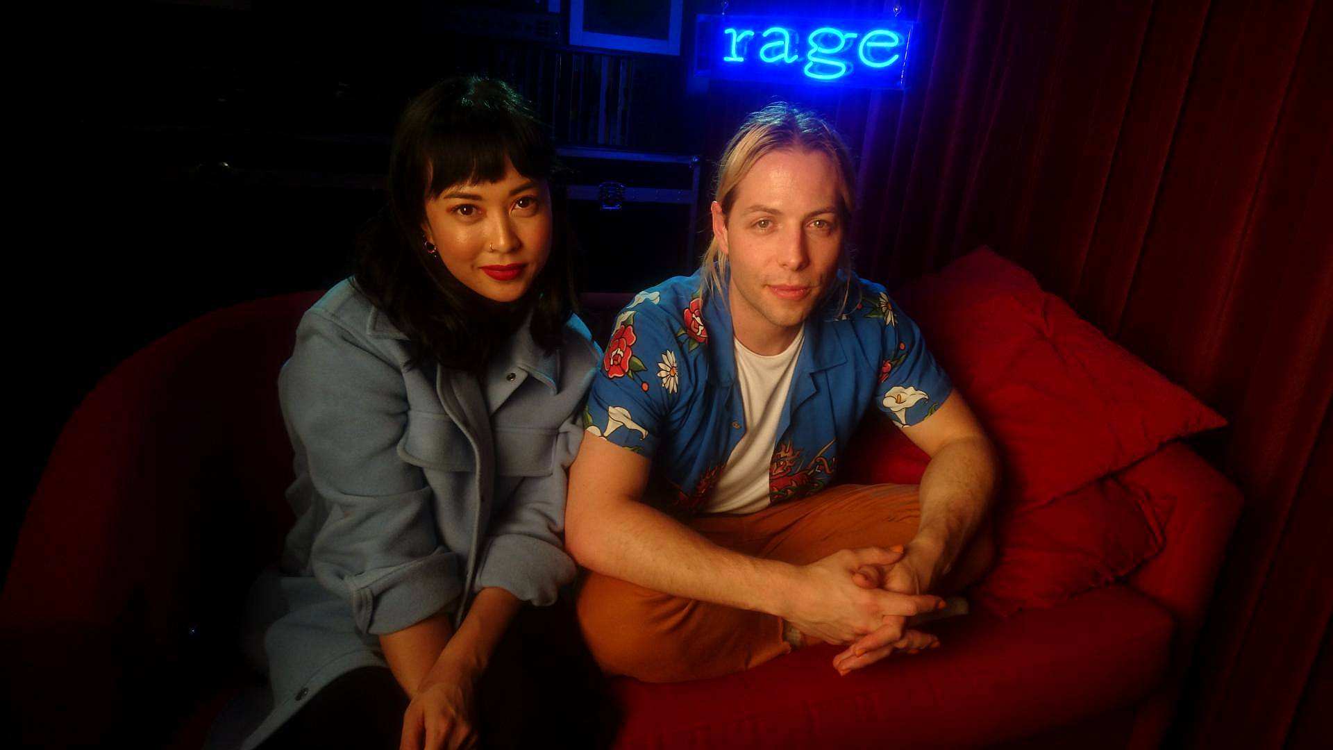 The Naked And Famous guest program rage - ABC Rage