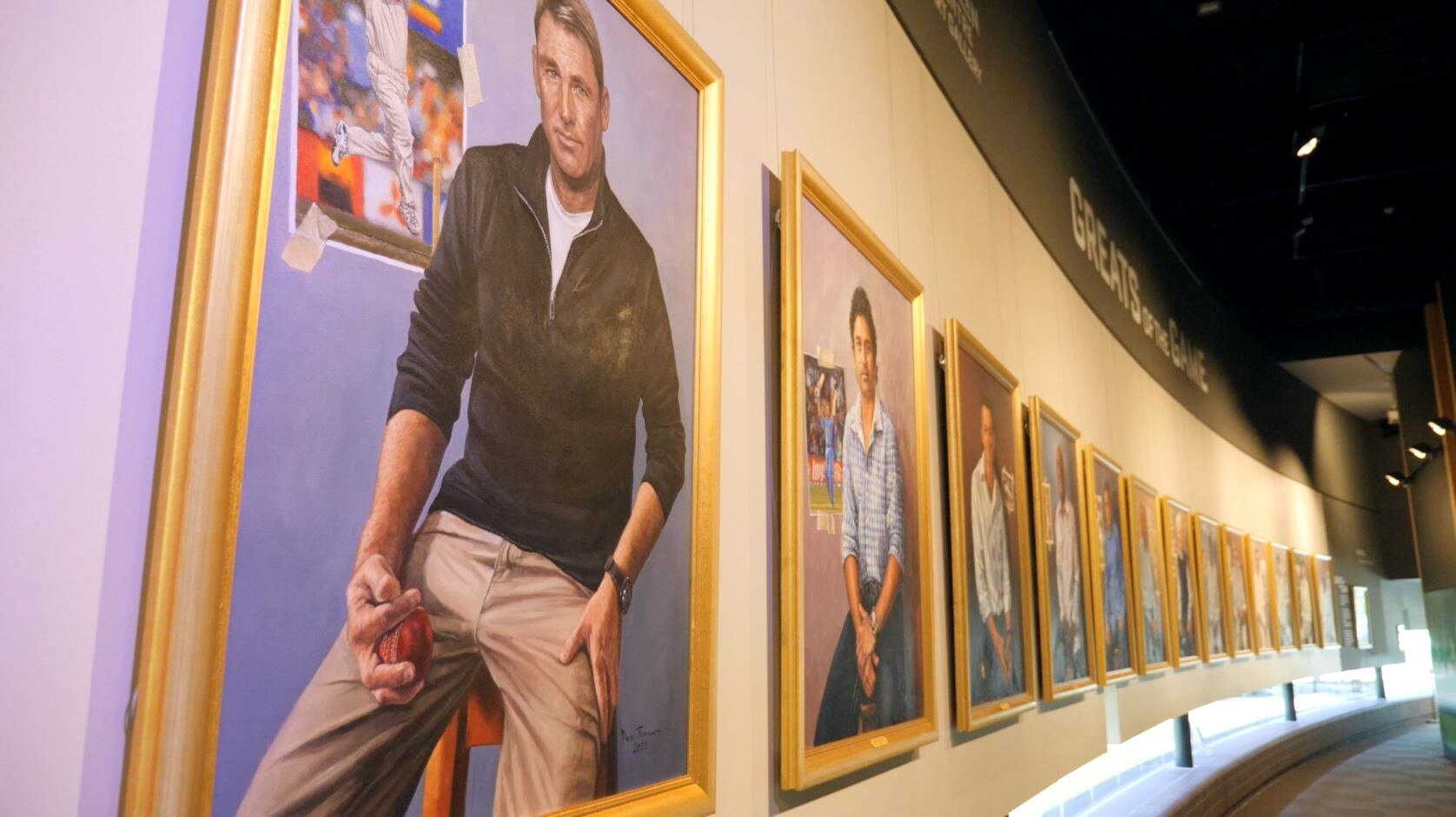 Shane Warne portrait added to Greats of the Game collection at Bradman ...