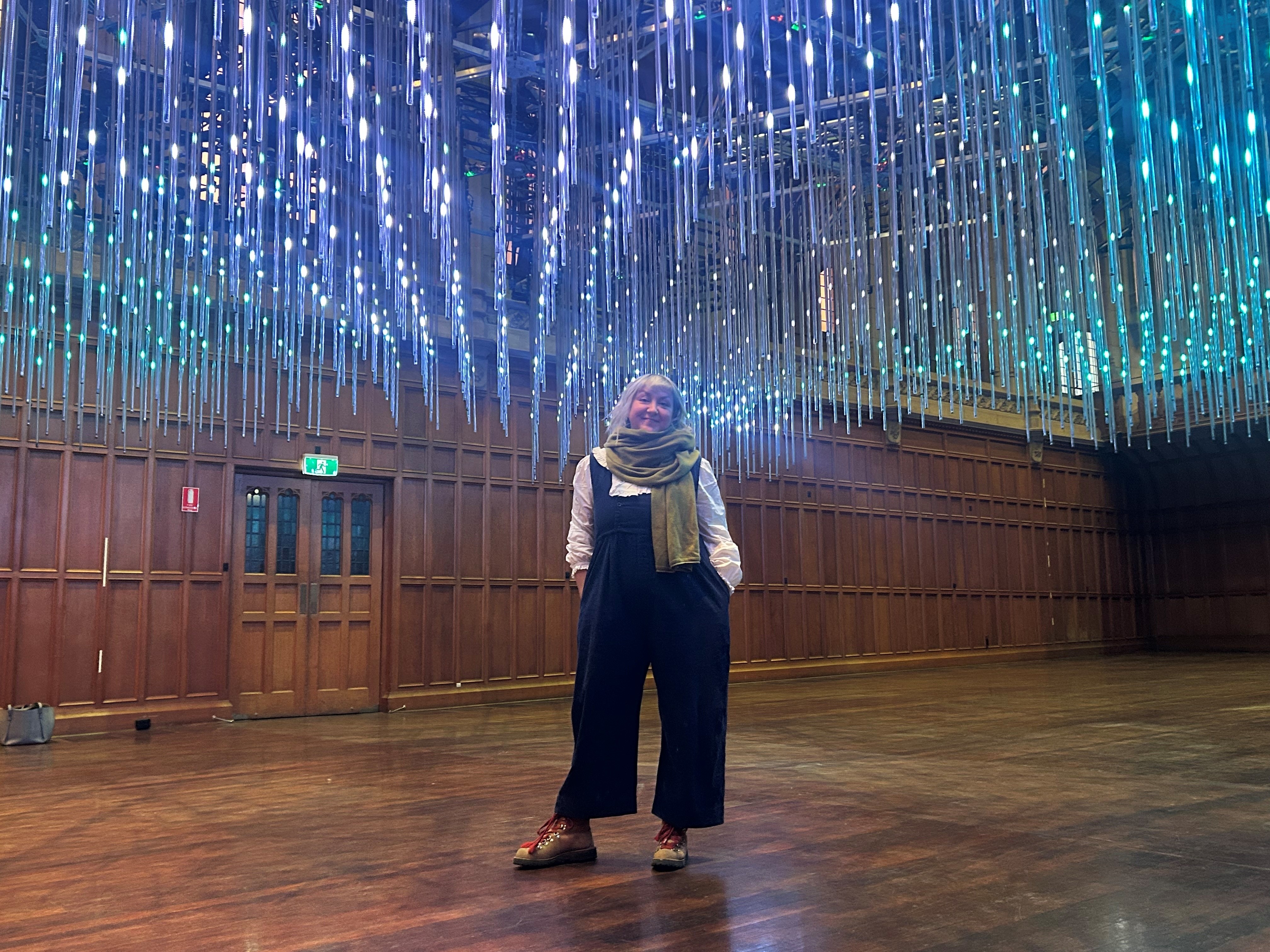 No rules! You create the rhythm of Bonython Hall City Lights display ...