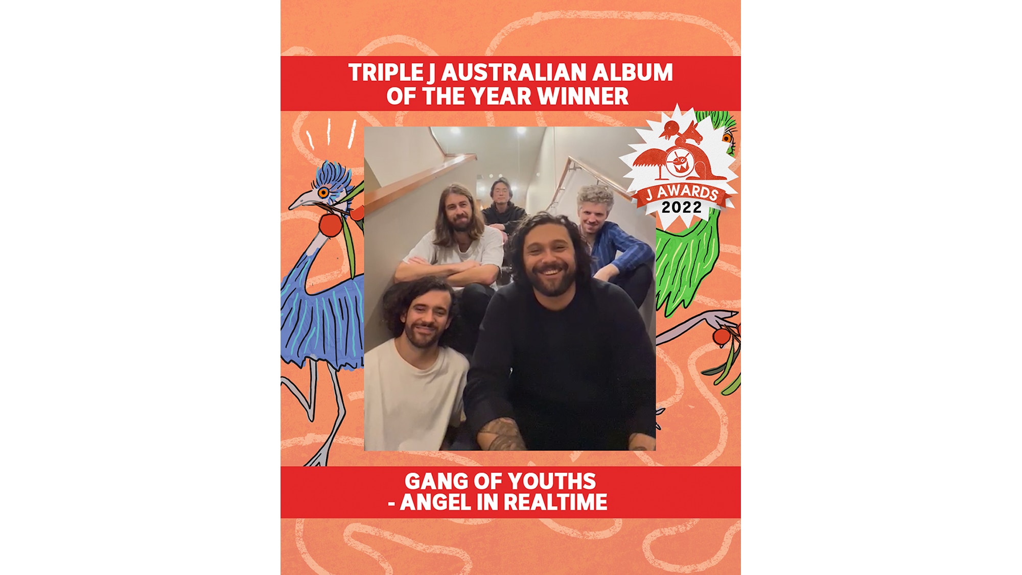 triple j Australian Album of the Year 2022 acceptance - triple j